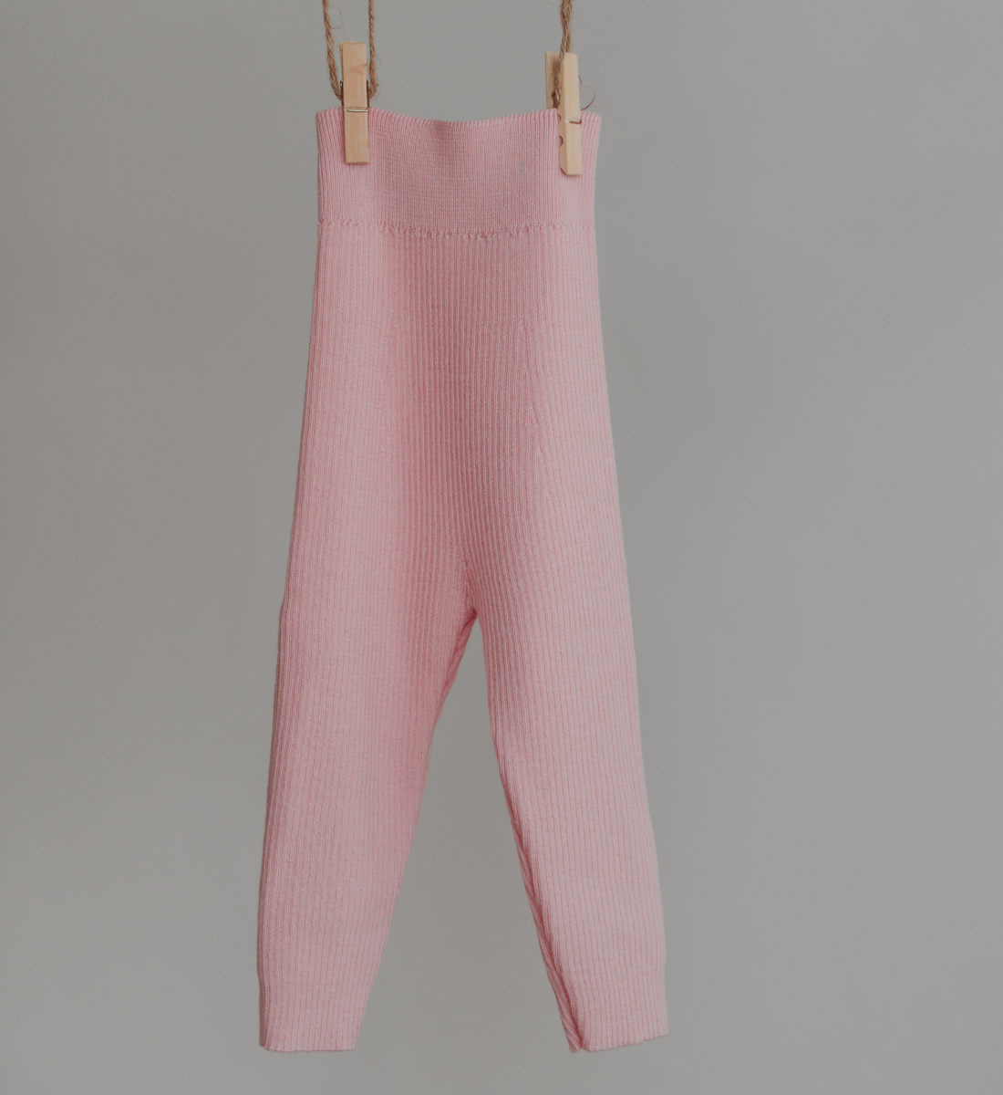 Lil' Leo: Leggings in Rosa aus 100% Merinowolle